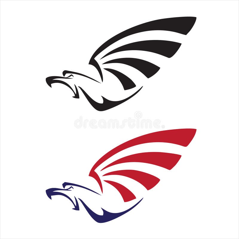 Hawk Bird Icon Isolated on White Background. Hawk Bird Icon in Trendy ...