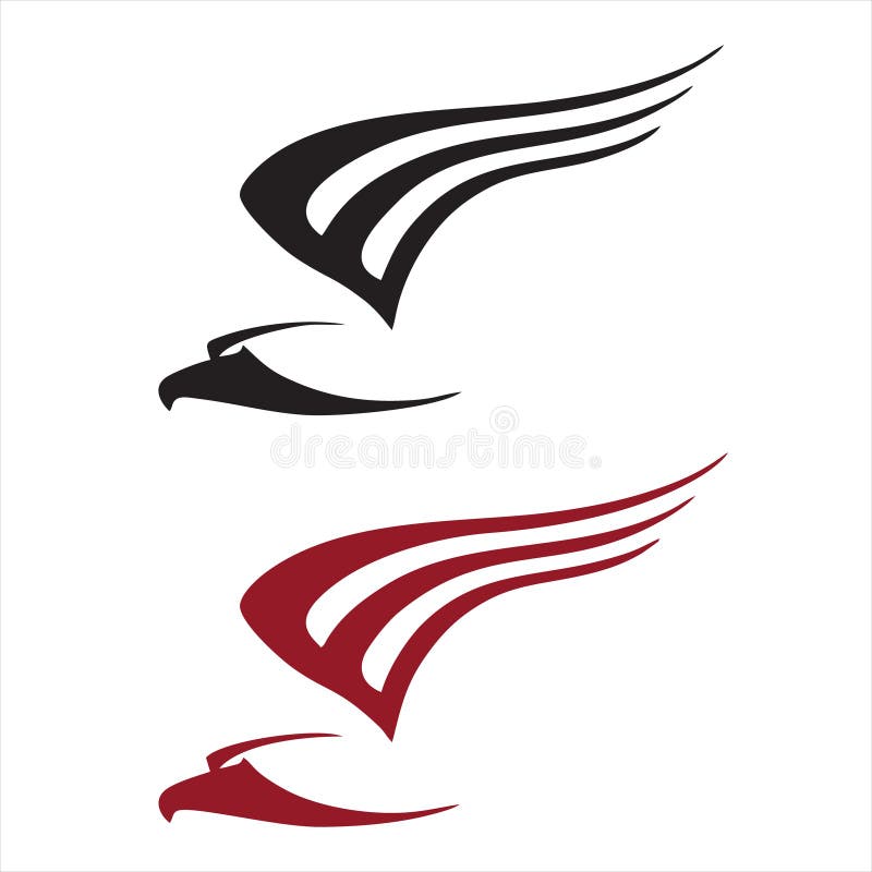 Hawk Bird Icon Isolated on White Background. Hawk Bird Icon in Trendy ...