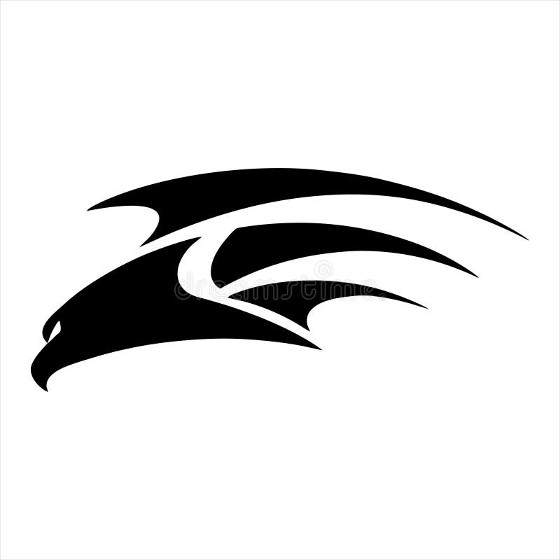 Hawk Bird Icon Isolated on White Background. Hawk Bird Icon in Trendy ...