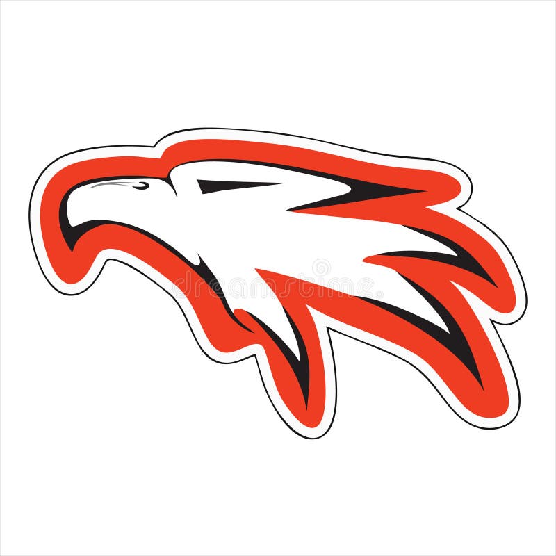 Hawk Bird Icon Isolated on White Background. Hawk Bird Icon in Trendy ...