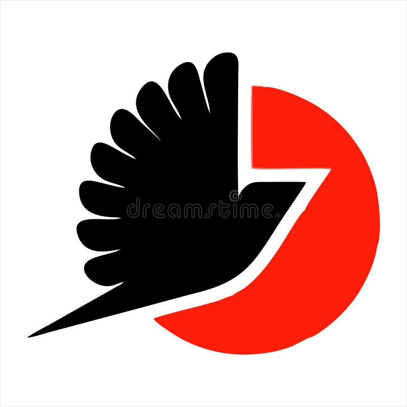 Hawk Bird Icon Isolated on White Background. Hawk Bird Icon in Trendy ...