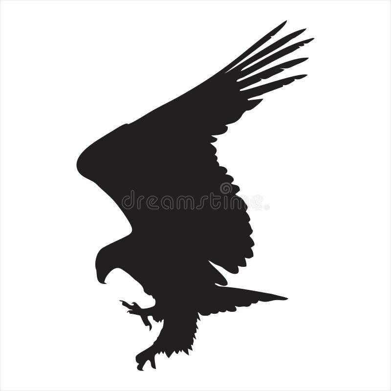 Hawk Bird Icon Isolated on White Background. Hawk Bird Icon in Trendy ...