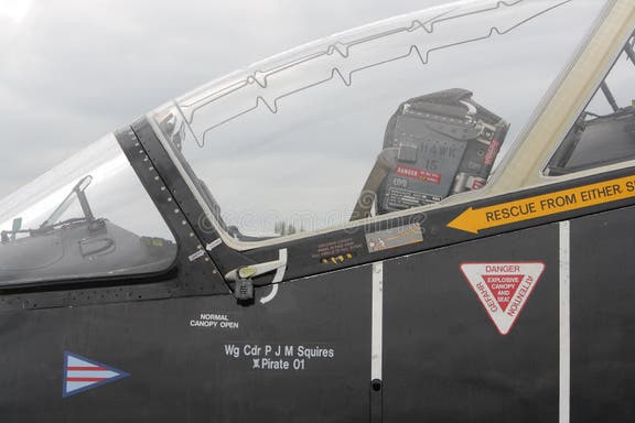 Hawk Cockpit stock photo. Image of runway, pilot, windscreen - 14297416