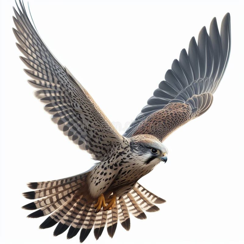 Hawk diving down stock illustration. Illustration of animal - 297598381