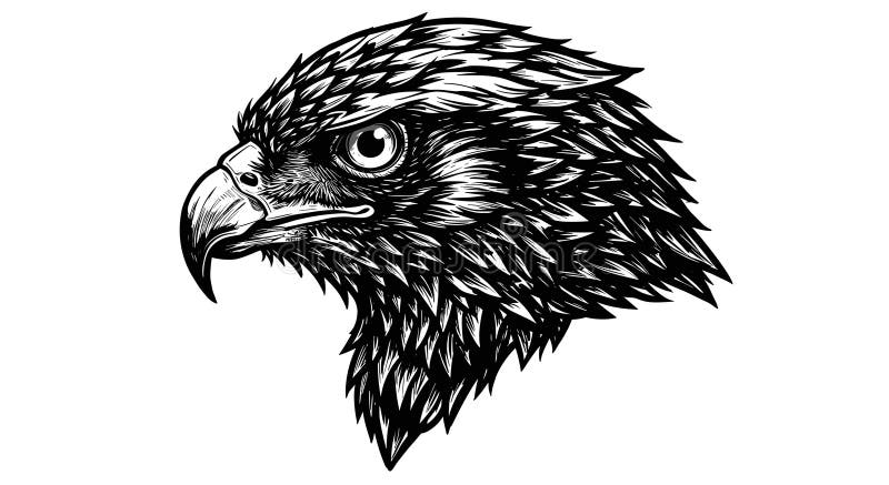Hawk Face Vector Illustrations Stock Illustration - Illustration of ...