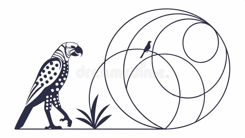 Hawk Head Hexagon Pattern, Wildlife Emblem Design Vector Design ...