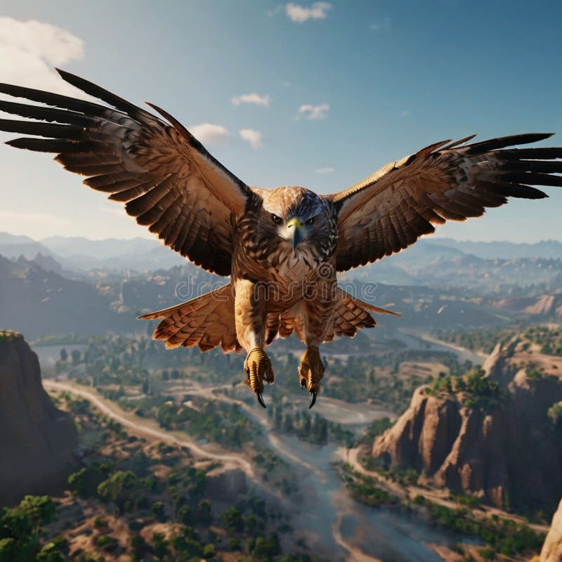 Hawk in 8K Wallpaper Beautiful Stock Photo - Image of falcon, bird ...