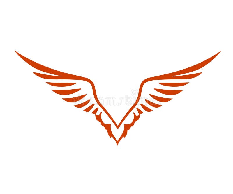 Wins Hawk Logo Eagle Fly Slogan Cartoon Design Stock Illustration ...