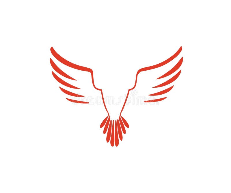 Hawk Logo Eagle Fly Slogan Cartoon Design Stock Illustration ...