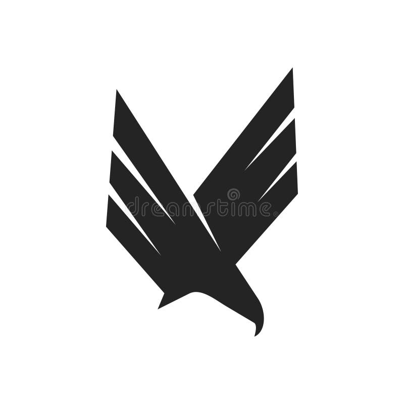 Hawk Logo Template. Icon Illustration Brand Identity. Isolated and Flat ...