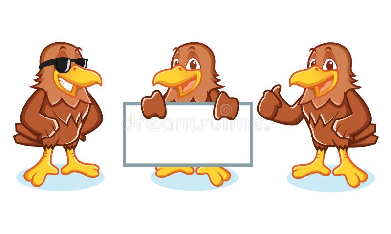 Mascota del halcón ilustración del vector. Ilustración de aves - 9210344