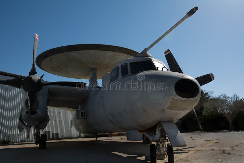 Hawkeye E-2 closeup stock photo. Image of patrol, grey - 75142954