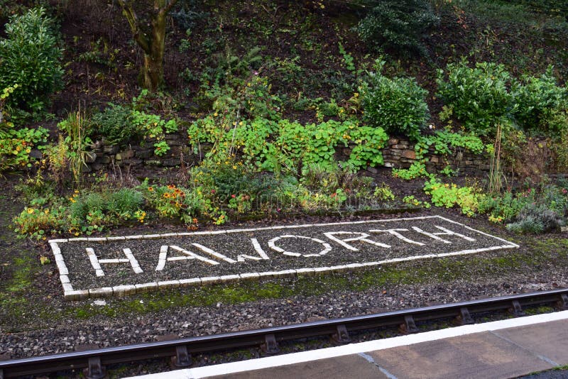 Haworth sign stock image. Image of yorkshire, dales, rural - 76703513