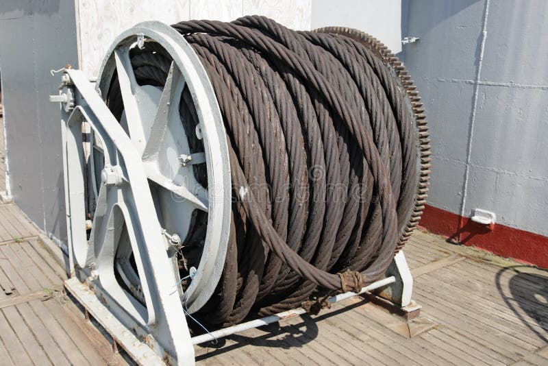 Hawser stock photo. Image of naval, marine, knot, cable - 10050732