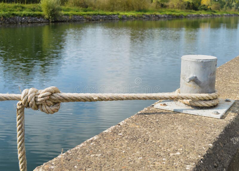 Detail of hawser stock photo. Image of rope, hawser, harbour - 54783836