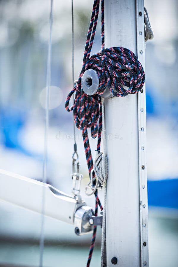 Hawser winch stock image. Image of metal, sailboat, travel - 43772441