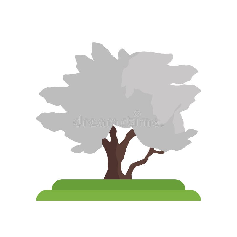 Hawthorn Tree Icon on White Background. Simple Element Illustration ...