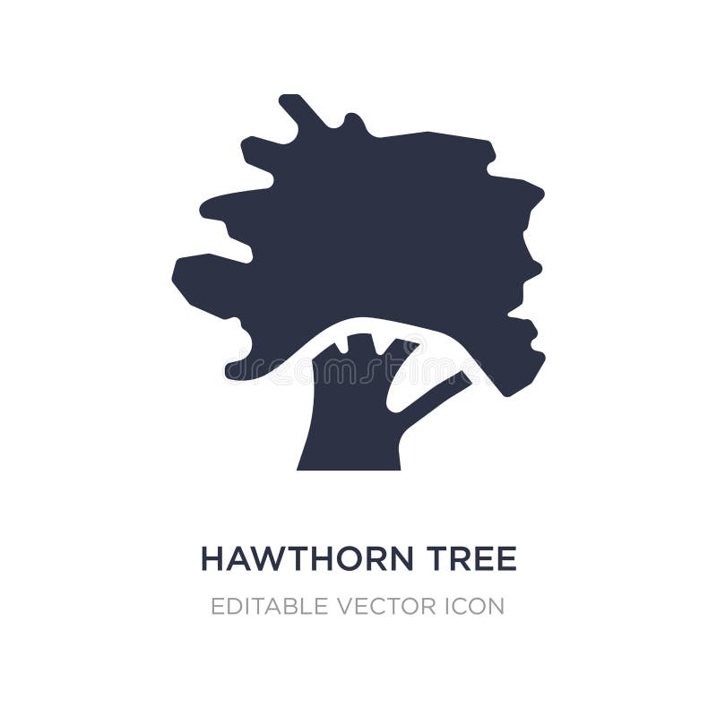 Hawthorn Icon in Different Style Vector Illustration. Two Colored and ...