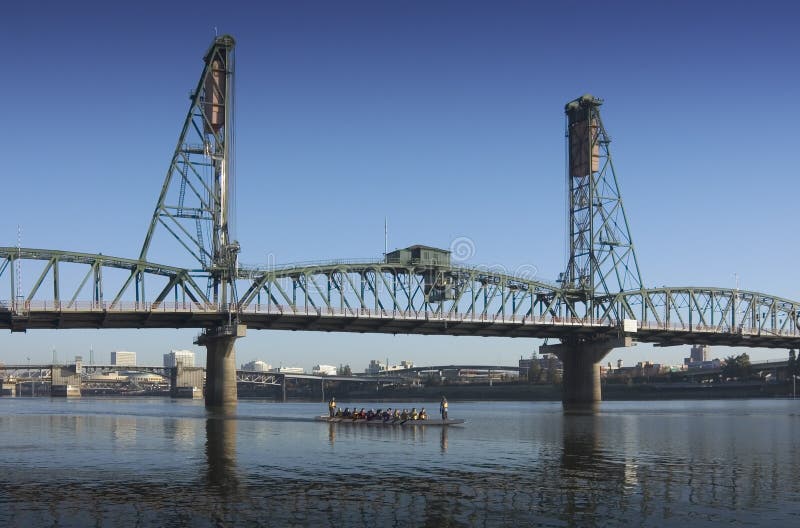 Hawthorne Bridge Portland Oregon In The Fall Stock Photo - Image of ...