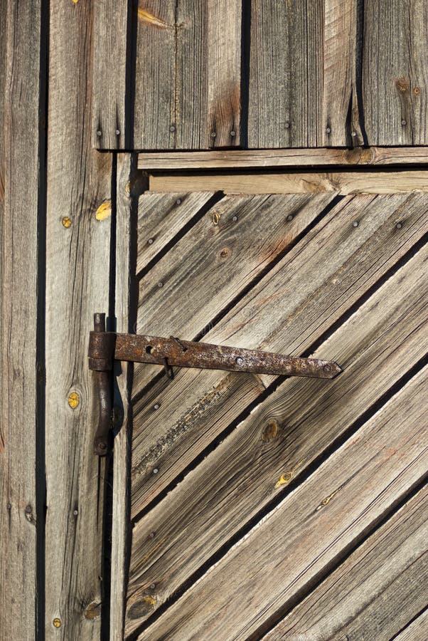 Hay Barn Door stock image. Image of barn, grey, hinged - 11056737