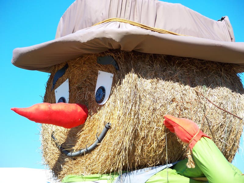 Hay Man stock photo. Image of crafts, grateful, scarecrow - 1388158