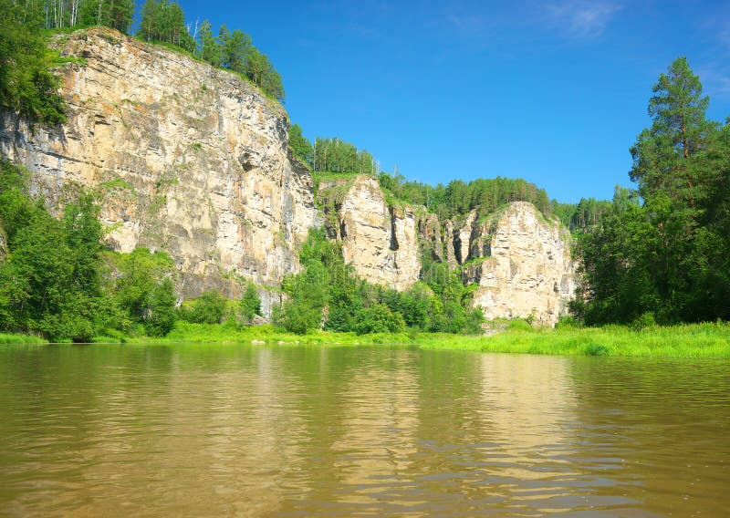 Hay River Russland, Süd-Ural Stockbild - Bild von wasser, affektiert ...