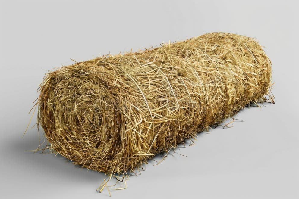 Hay Roll on Table stock photo. Image of outdoors, table - 375231744