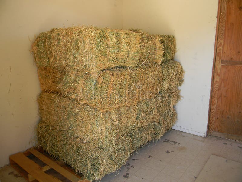 Hay stack stock photo. Image of farm, barn, stack, room - 64426072