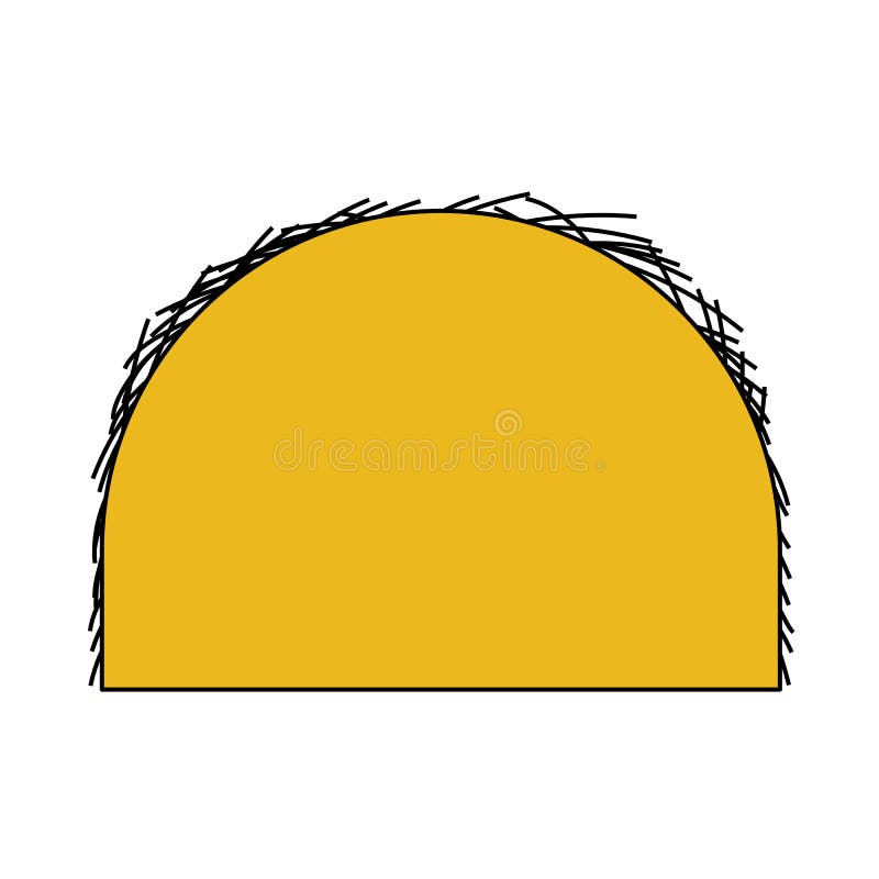 Hay Stack Icon stock vector. Illustration of garden - 202735757