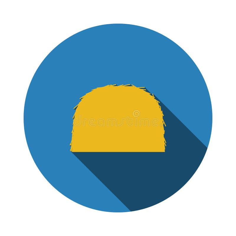 Hay Stack Icon stock vector. Illustration of cereal - 246238454