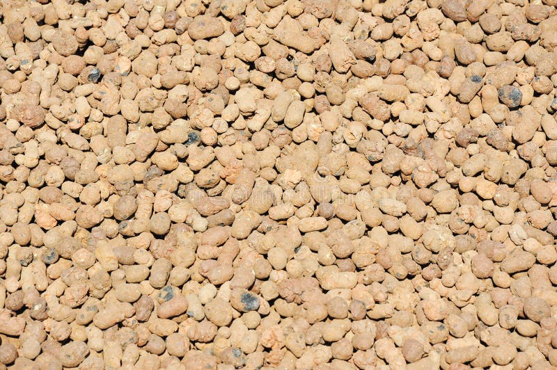 A Texture of a Red Haydite. an Expanded Clay is a Lightweight Porous ...