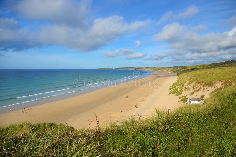 Hayle beach cornwall stock image. Image of hayle, seaside - 34719357