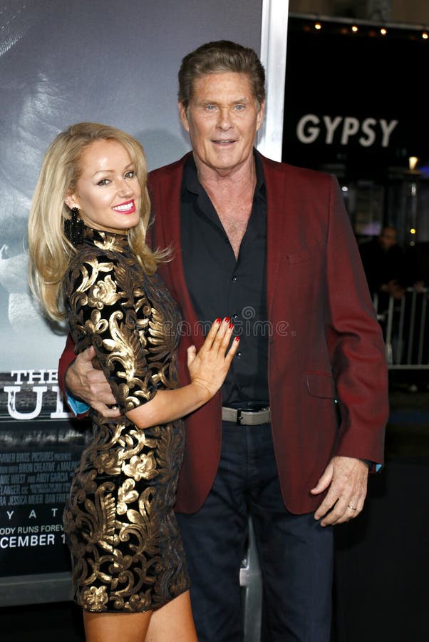 Hayley Roberts Et David Hasselhoff Image stock éditorial - Image du ...