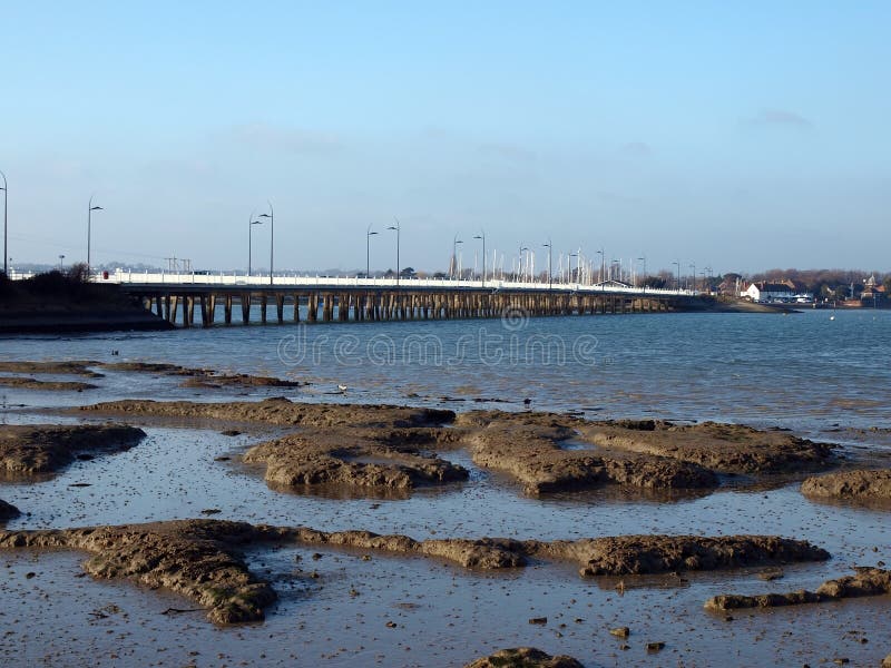 Hayling Island Bridge stock photo. Image of langstone - 135561816