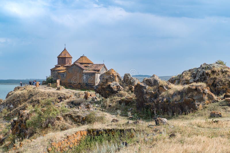 Hayravank Monastery an Amazing Place at Sevan Lake Stock Photo - Image ...