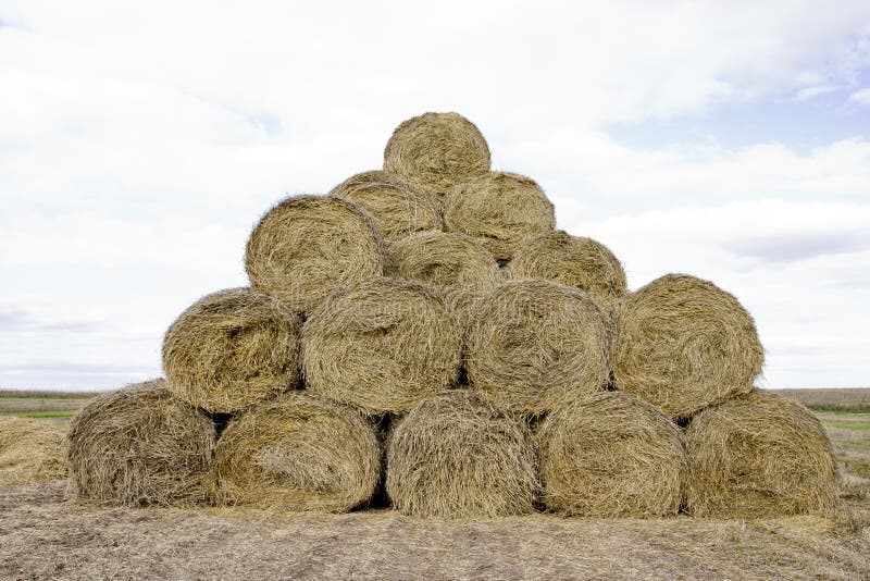 Haystack stock image. Image of grass, country, autumn - 27740125