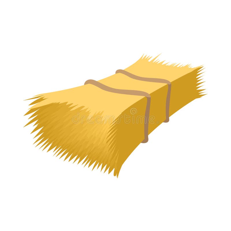 Haystack cartoon icon stock vector. Illustration of harvest - 79567950