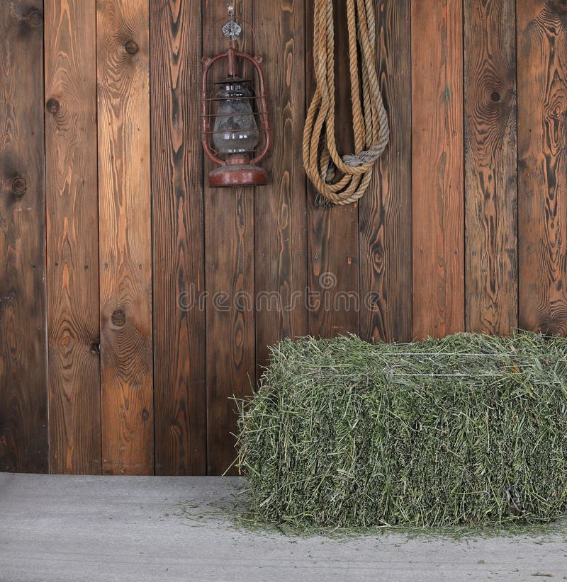 Haystack in cowboy barn stock image. Image of texture - 331730143