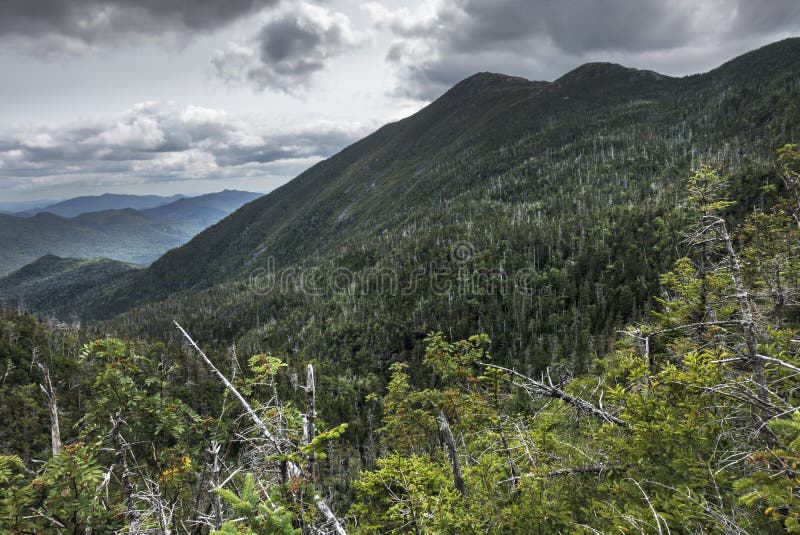 The Haystack Mountains in the Adirondack High Peaks Stock Photo - Image ...