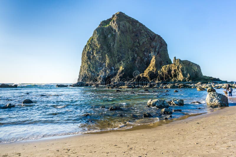 Haystack Rock Monolith 9 stock photo. Image of destination - 174139316