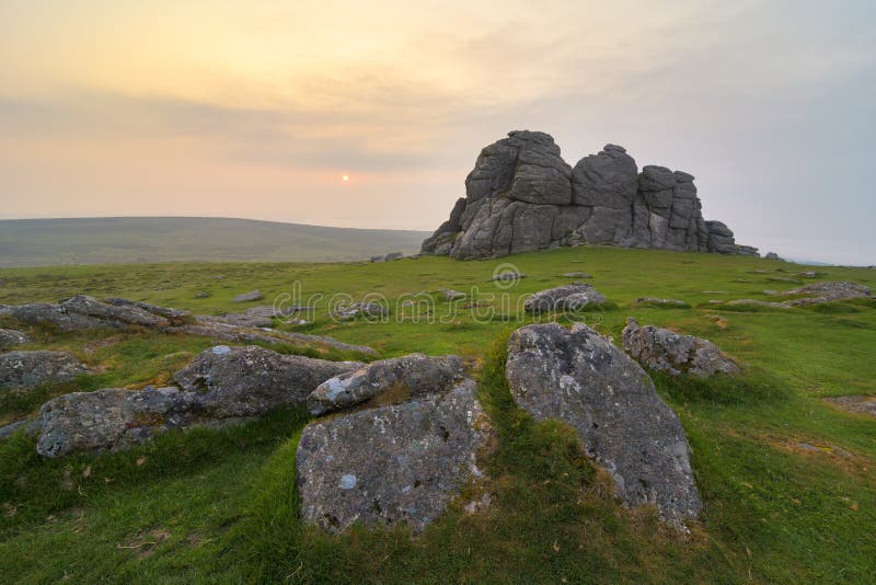 Haytor stock image. Image of view, countryside, national - 74972877