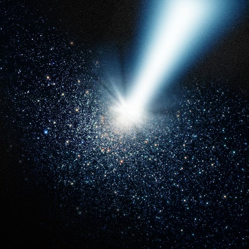 Haz luminoso stock de ilustración. Ilustración de espacio - 16681641