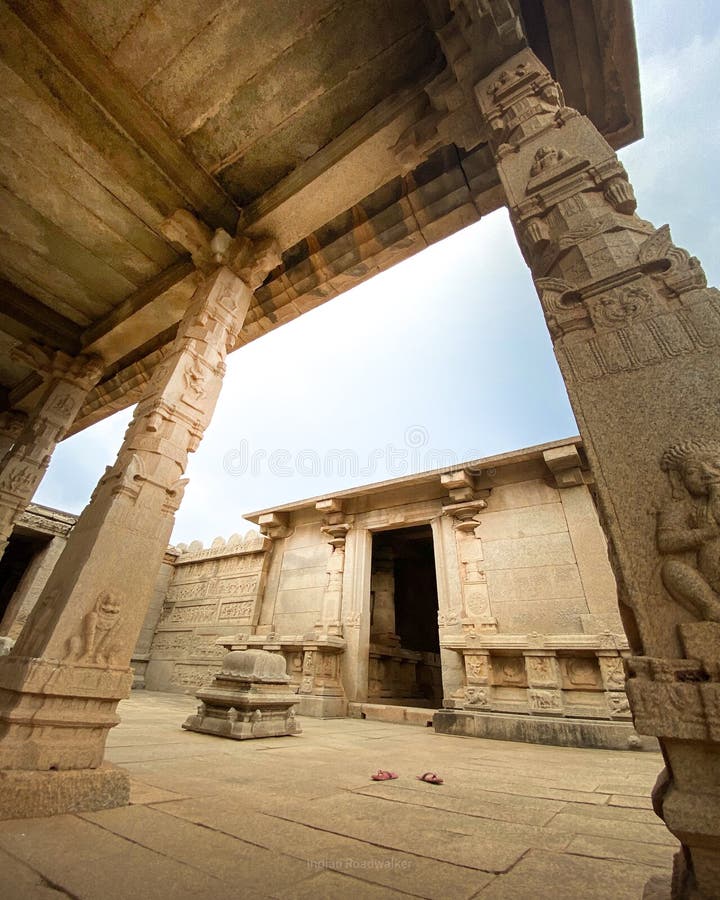 Hazara Rama Temple, Hampi Karnataka Stock Photo - Image of wood, rama ...