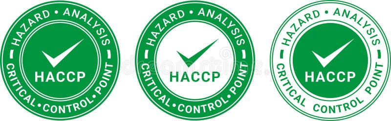 HACCP Certified Green Badges: Hazard Analysis Critical Control Point ...