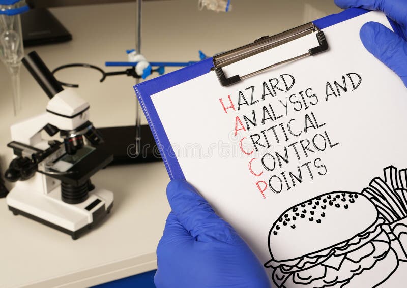 Hazard Analysis and Critical Control Points Haccp Food Safety is Shown ...