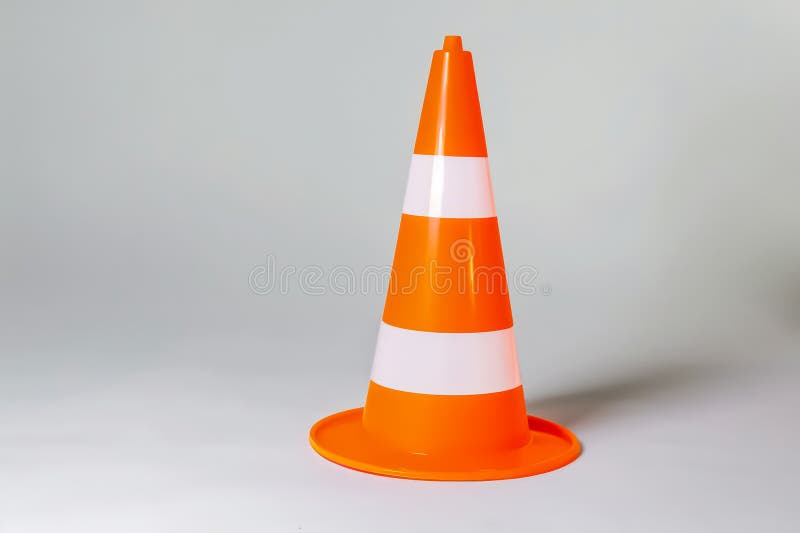 Hazard Cone Image stock illustration. Illustration of background ...