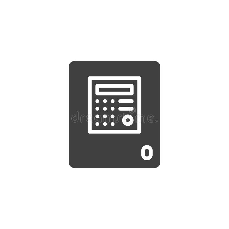 Hazard Detection Panel Vector Icon Stock Illustration - Illustration of ...