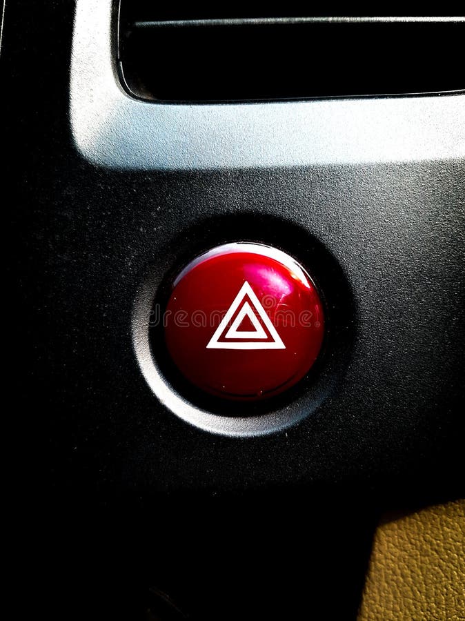 Hazard Light Button Honda Civic 2015 Stock Image - Image of alert, risk ...