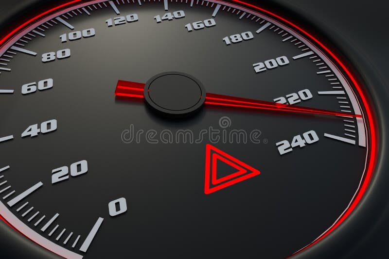Car Triangle Dashboard Sign Stock Illustration - Illustration of design ...