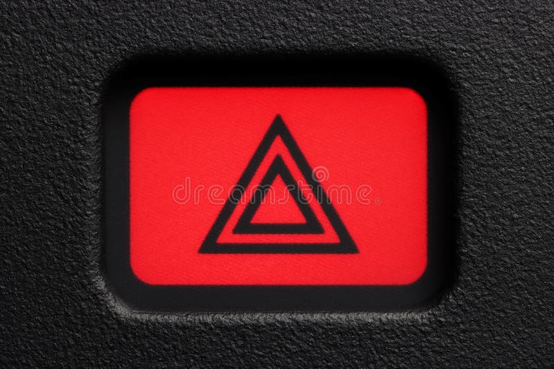 Hazard Lights Control Light Stock Image - Image of icon, indication ...